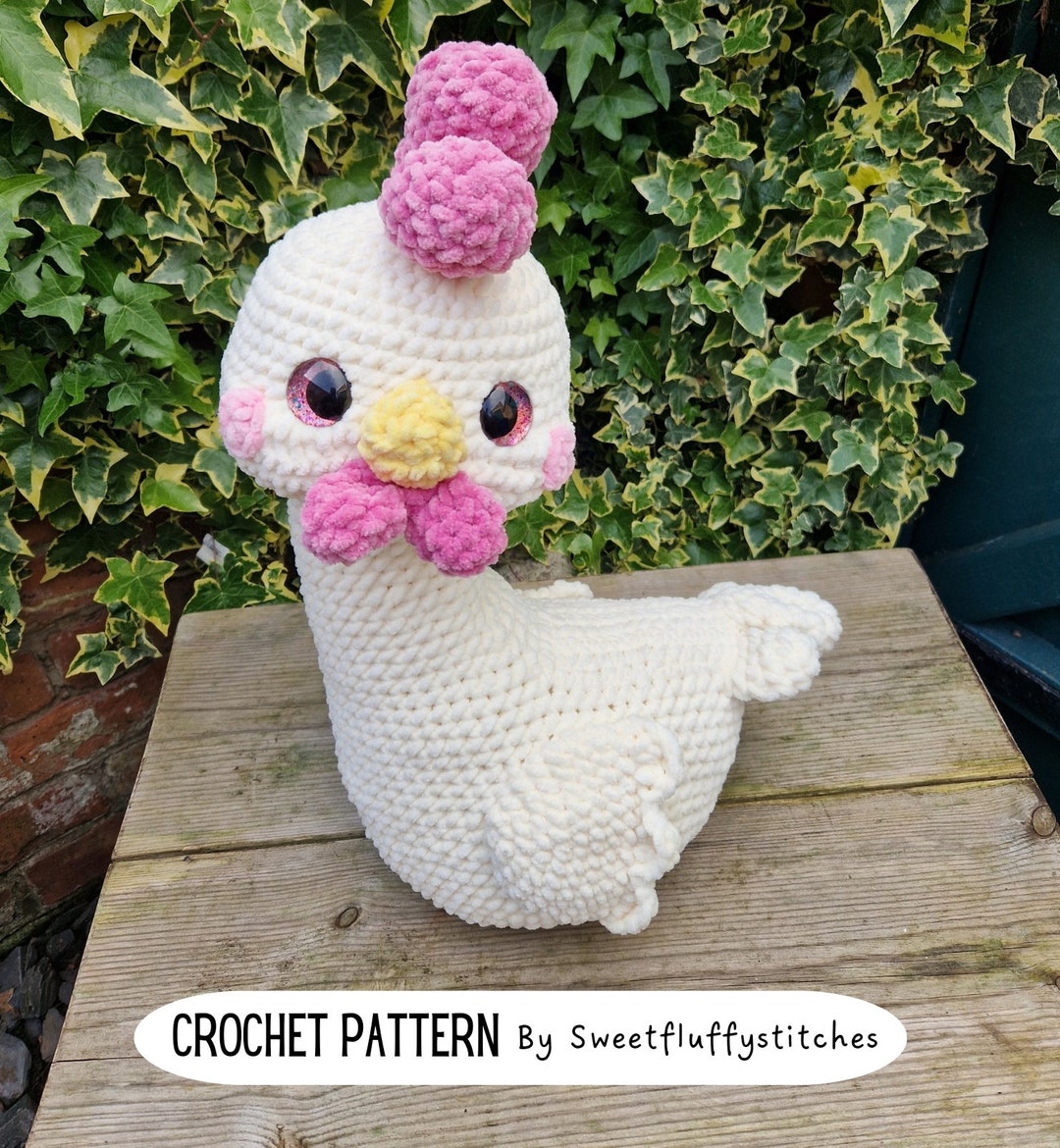 Amigurumi Big Chicken Pattern, Plush Pattern, PDF Pattern, Crochet ...