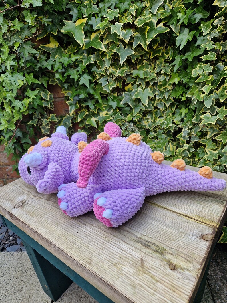 Amigurumi Dragon Pattern, Plush Pattern, Dragon Toy Pattern, Crochet ...