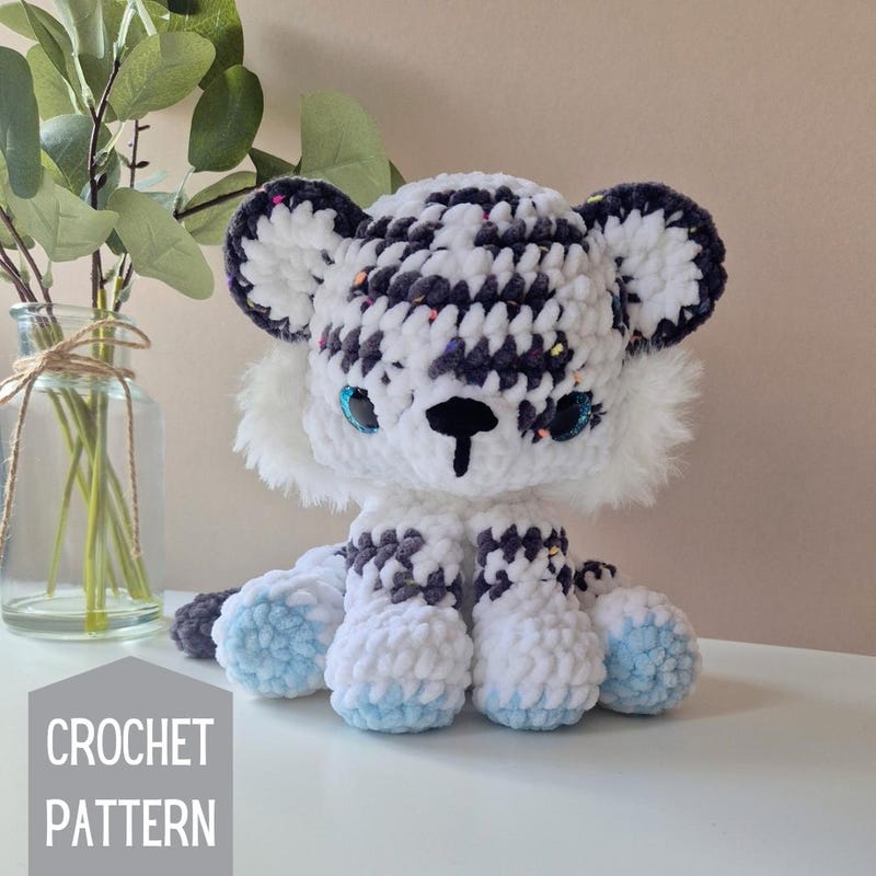 Snow Tiger Crochet - Etsy