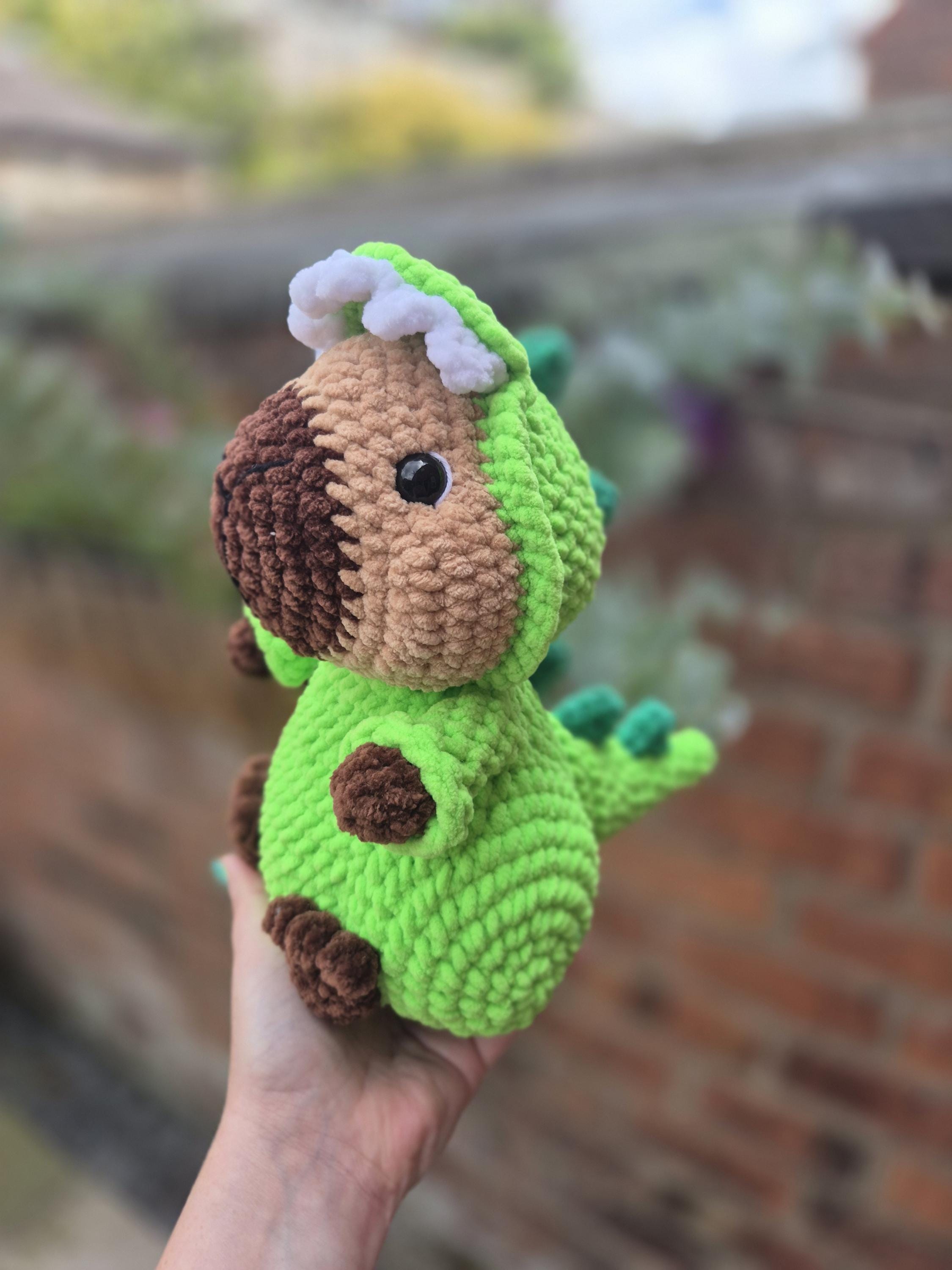 Amigurumi Cabybara Pattern, Cap-bee-bara, Dressyo Capybara, Capysaurus ...