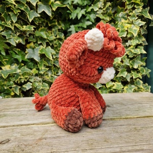 Amigurumi Highland Cow Pattern, Plush Pattern, Stuffed Highland Cow Toy ...