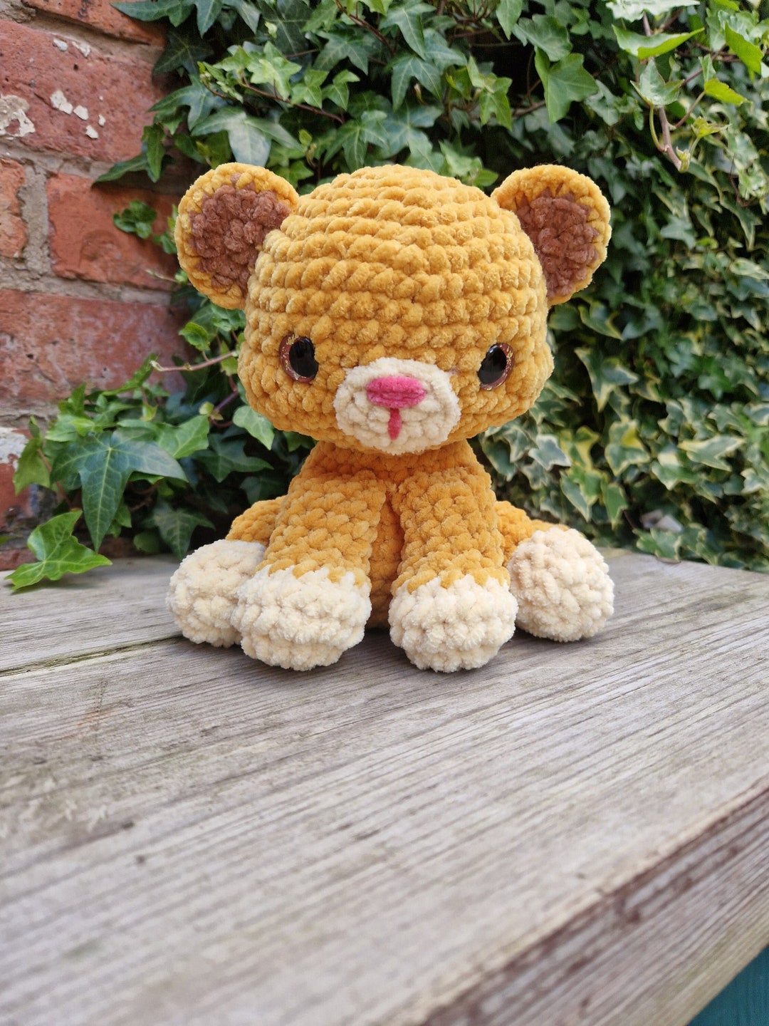 Lion Plush, Lion Cub, Crochet Lion, Crochet, Plushie, Plushies, Lion ...