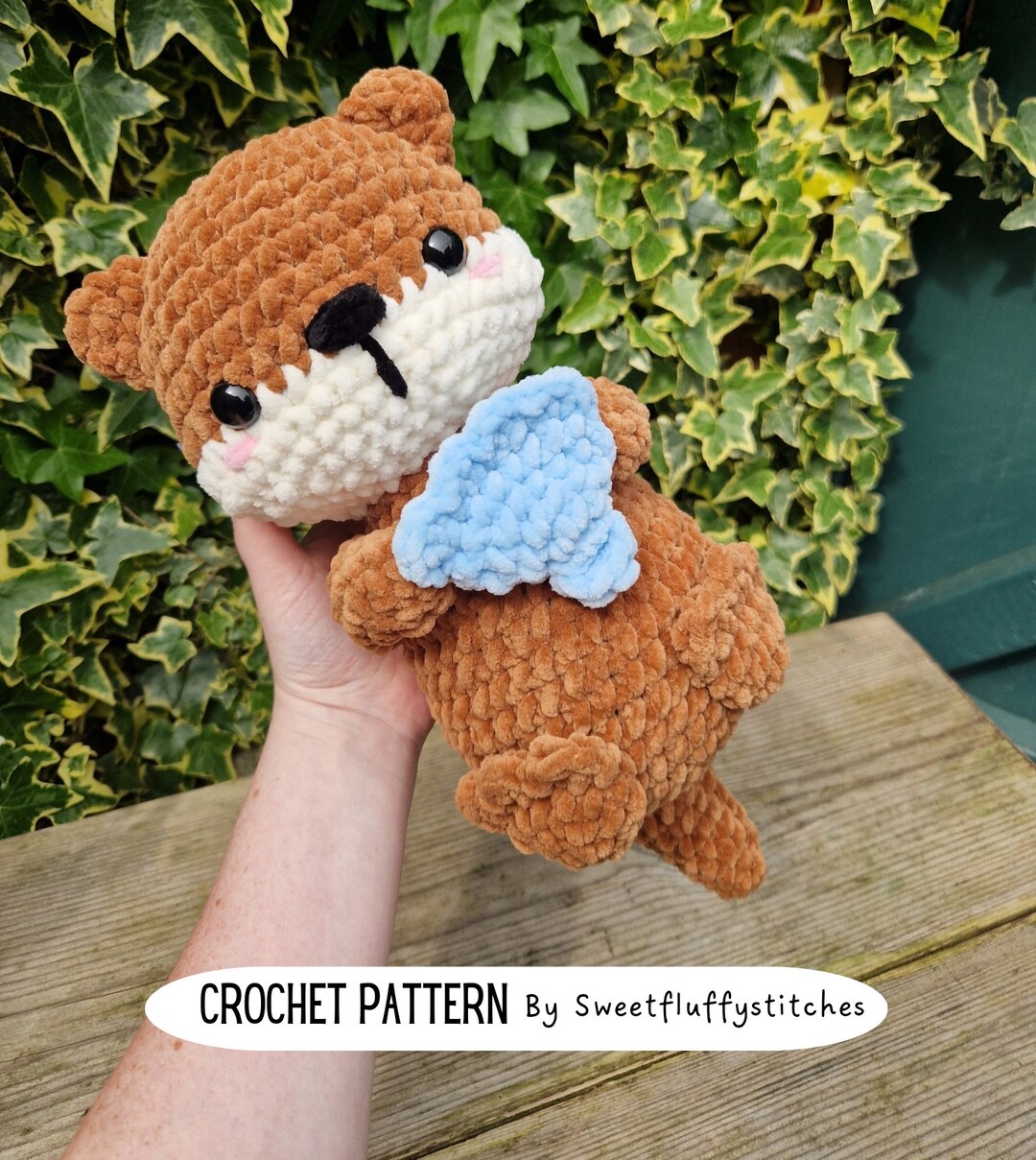 Amigurumi Otter Pattern, Plush Pattern, PDF Pattern, Stuffed Otter Toy ...