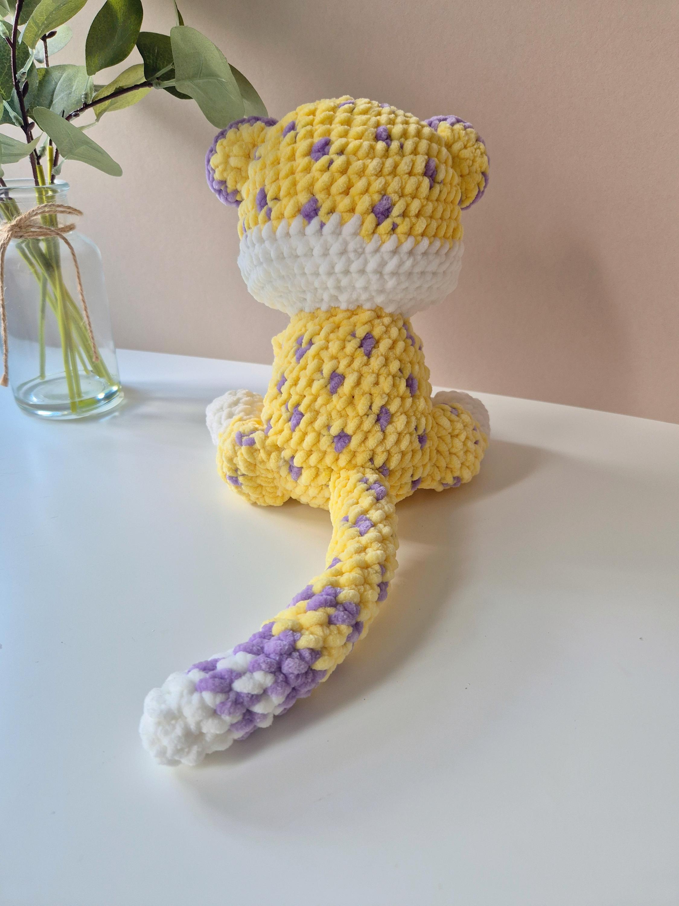 Amigurumi Cheetah Pattern, Crochet Cheetah, PDF Pattern, Cheetah Plush ...