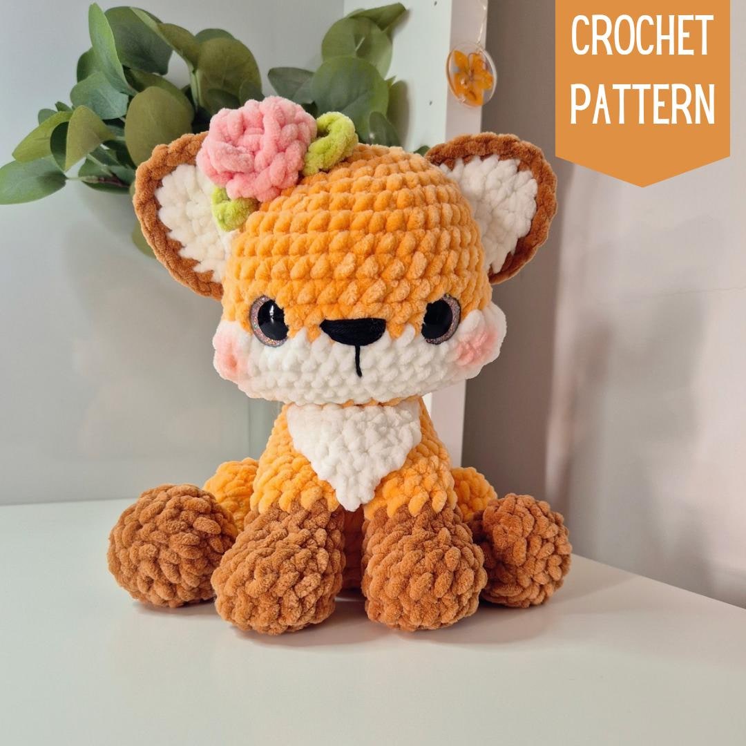 Amigurumi Fox Pattern, Plush Pattern, Fox, Crochet Fox, Amigurumi Fox ...