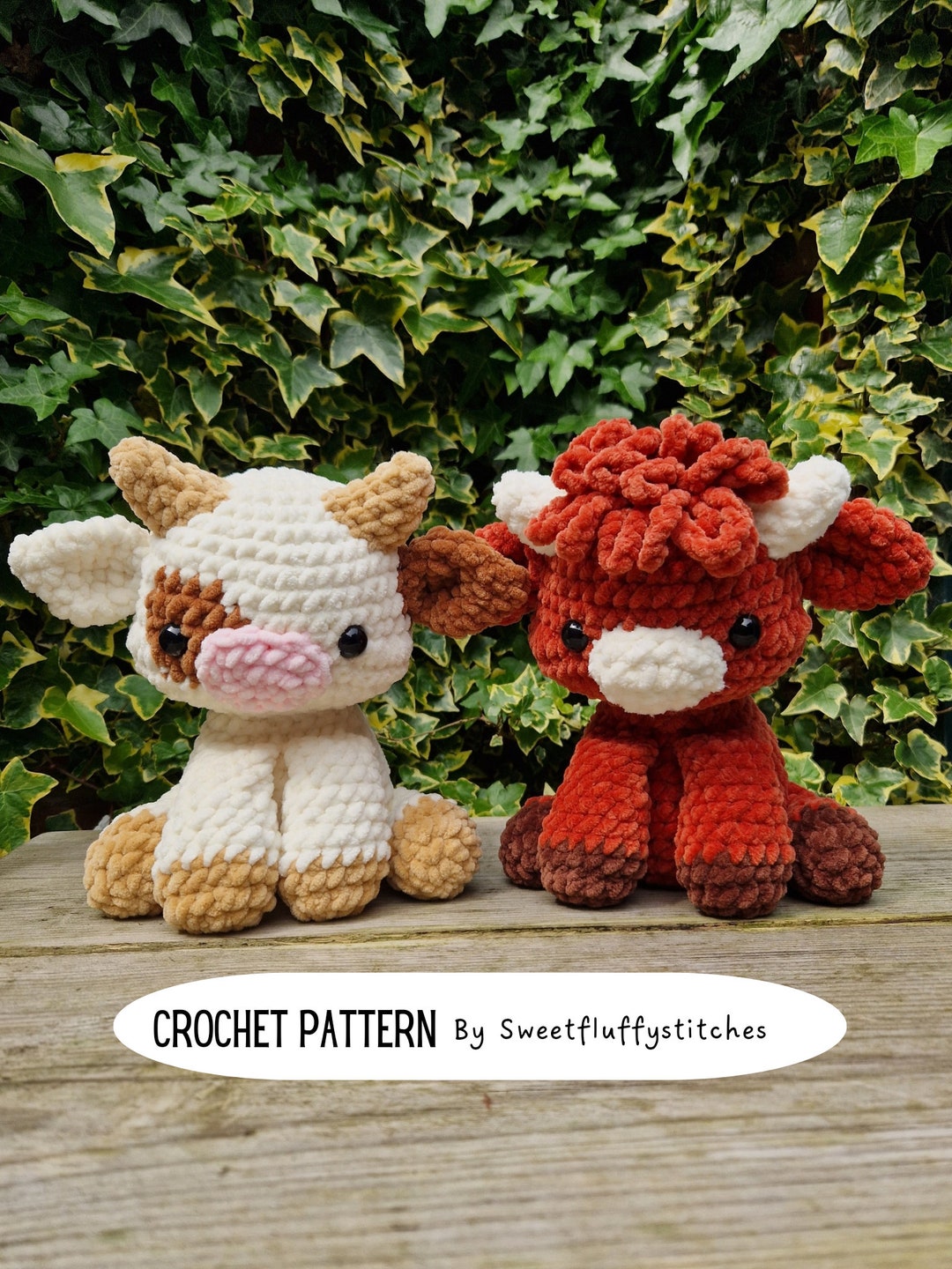 Amigurumi Highland Cow Pattern, Amigurumi Cow Pattern, Highland Cow ...