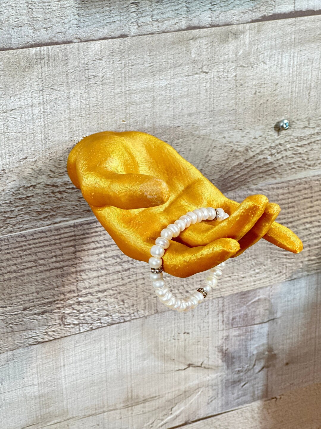 Wall Mounted Hand Hook, Relaxed, Female Gesture, Gold 075 - Etsy