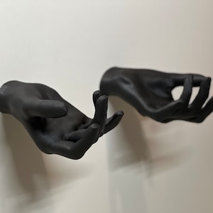 Female Hand Hook, Grabbing, Printed, Wall Mounted, Floating Effect - Etsy