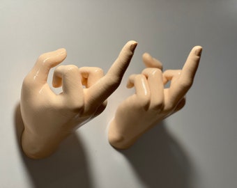 Middle Finger Key Hanger - Etsy