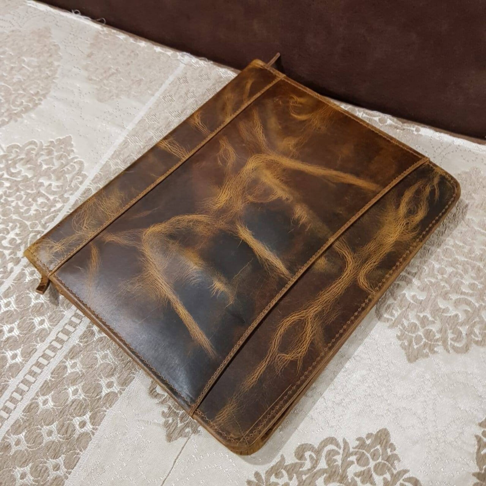 Leather Portfolio Leather Organizer Document Holder Leather - Etsy