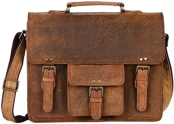 Mens Leather Messenger Bag Mens Leather Messenger Bag - Etsy