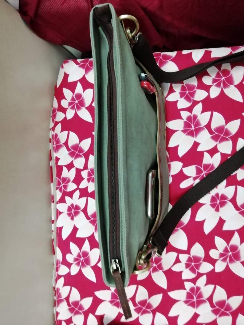 Waxed Canvas Tote Small Zipper Purse Crossbody Zipper Bag - Etsy