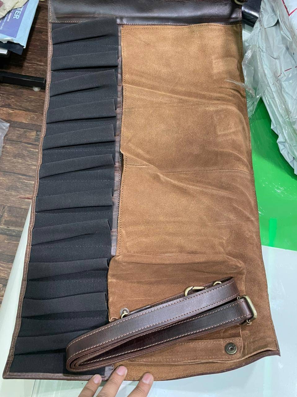 Personalized Leather Chef Knife Roll Monogrammed Knife | Etsy