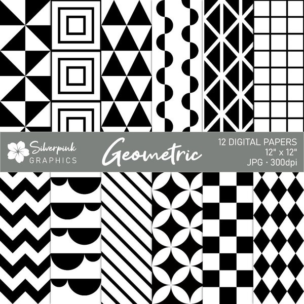 Geometric Papers - Etsy