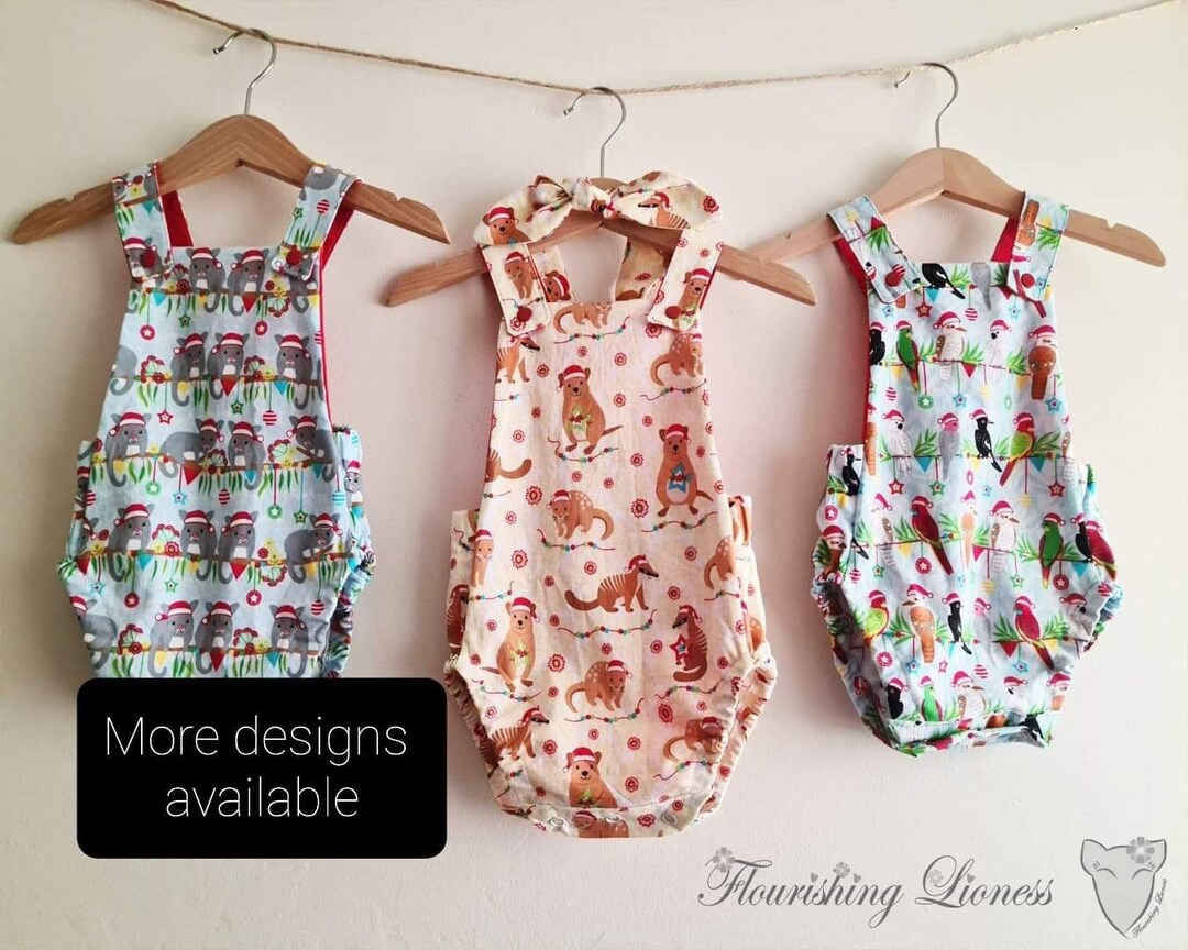 Unisex Australian Christmas Animal Baby/toddler Outfit With Optional ...