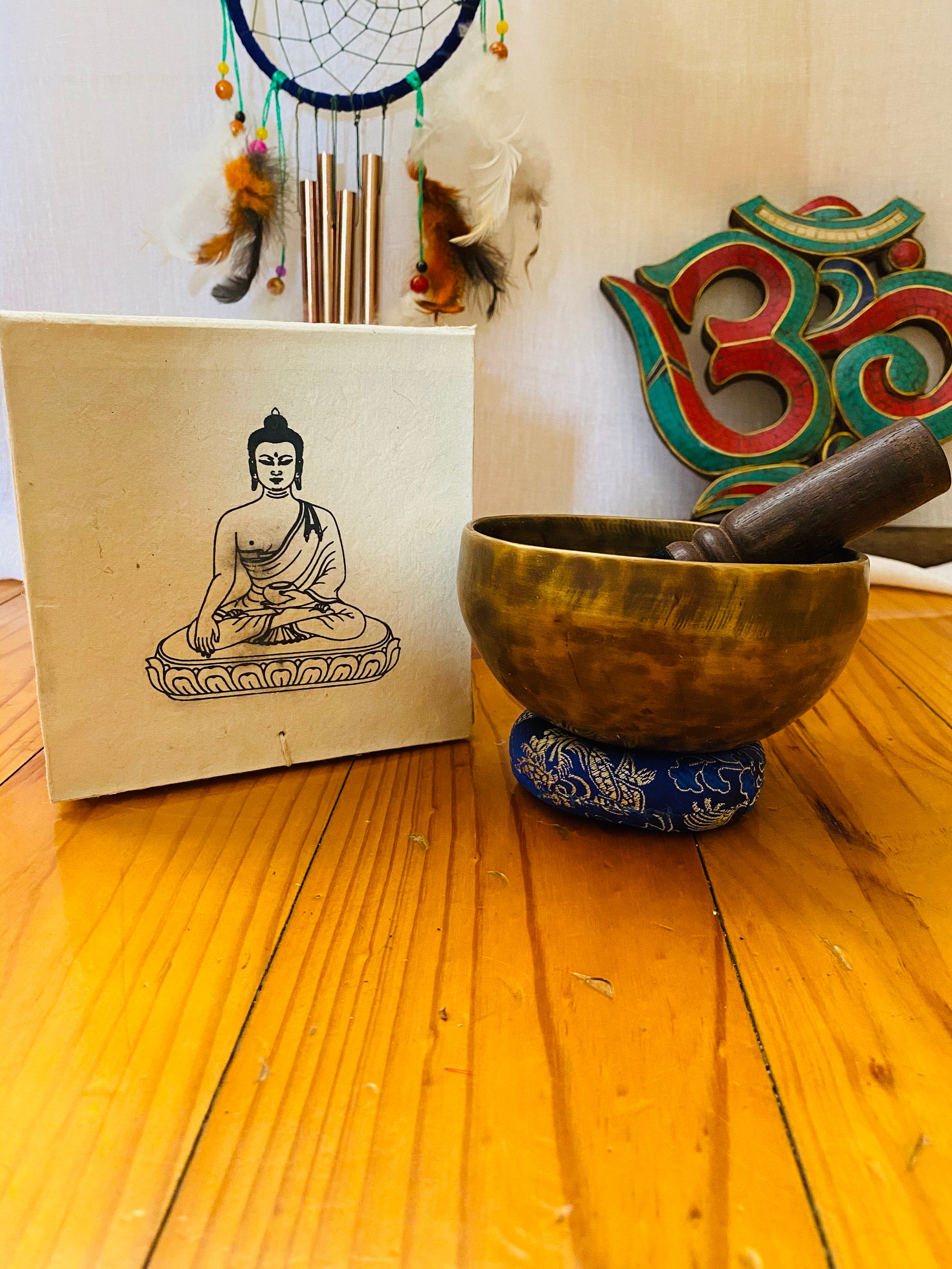 4 Inches Diameter Handmade Singing Bowl Gift Set With Box-best | Etsy