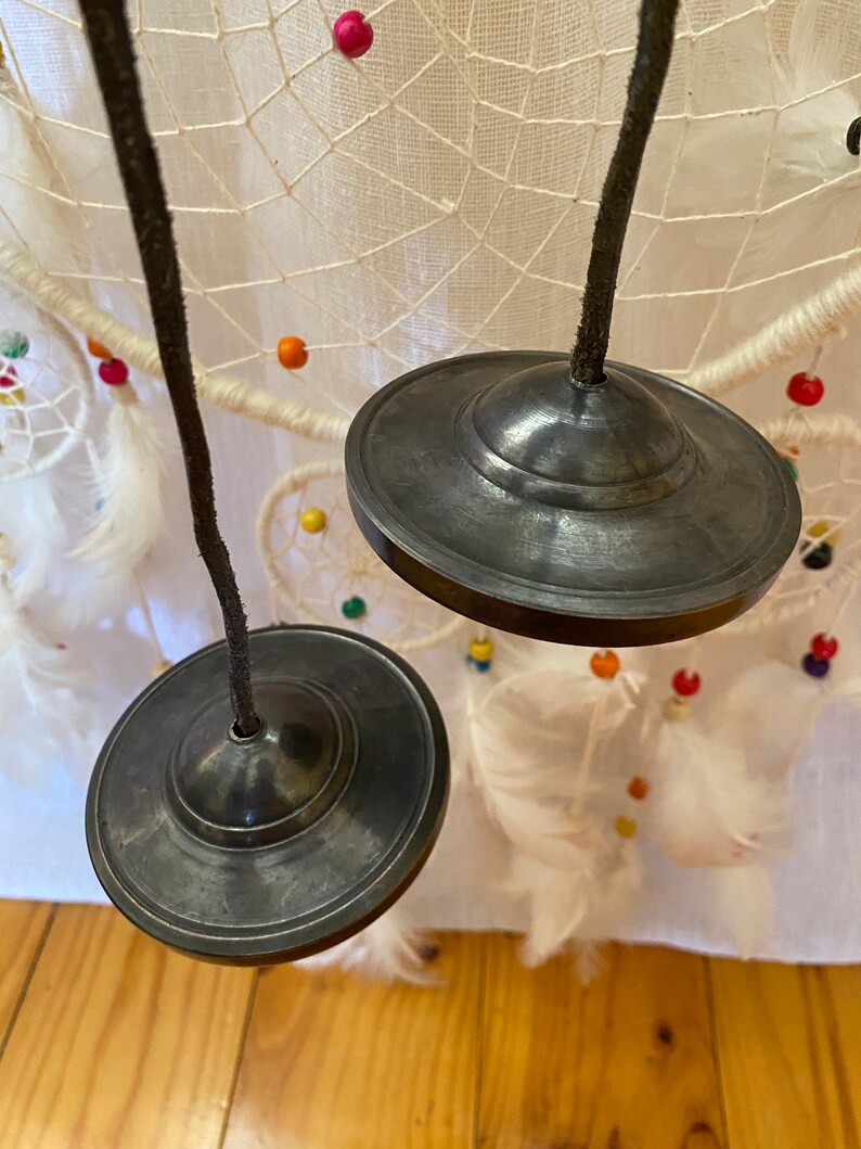 3 Inches Diameter Tingsha Bells-premium Quality Handmade Tibetan ...