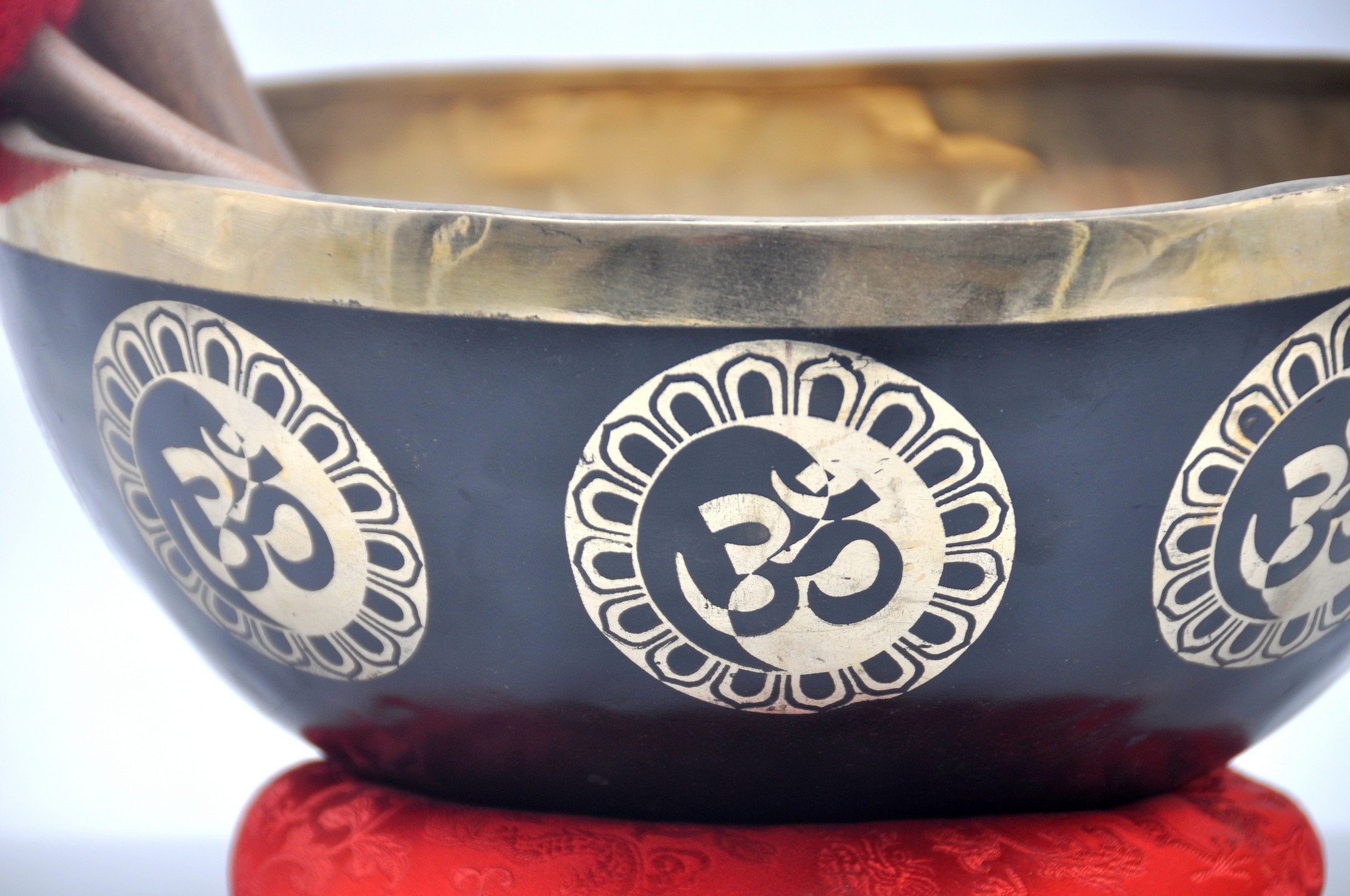 12 Inches Diameter OM Carved Singing Bowl-singing Bowl for | Etsy
