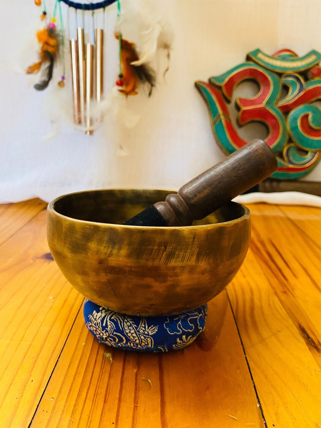 4 Inches Diameter Handmade Singing Bowl Gift Set With Box-best Quality ...