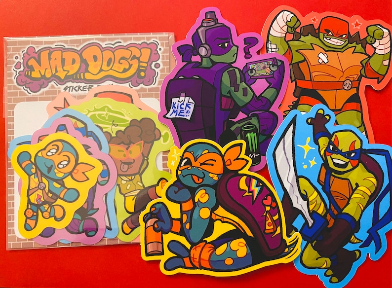Mad Dogs Stickers - Etsy
