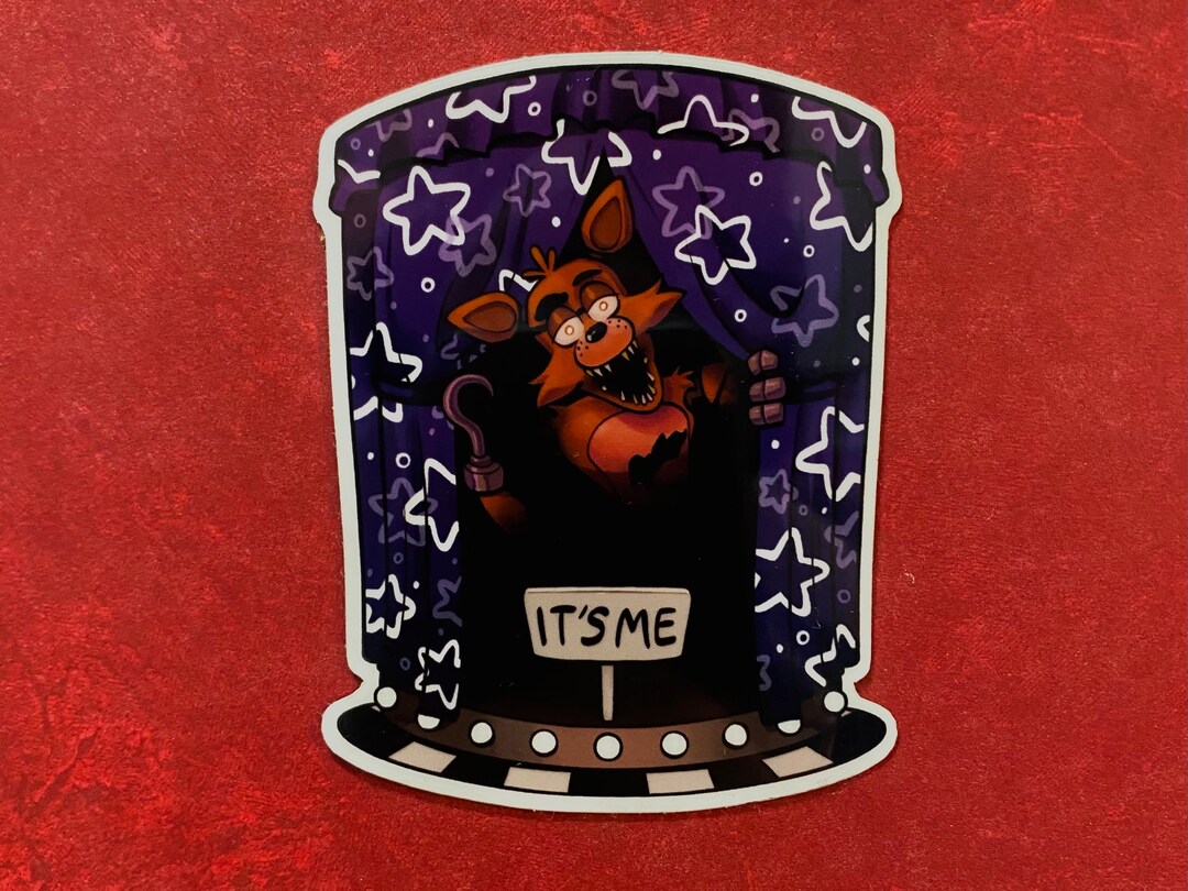Glow in the Dark Foxy Sticker - Etsy