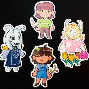 Undertale Animal Crossing Vinyl Stickers - Etsy