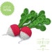 RADISH Crochet Pattern PDF - Amigurumi Radish Pattern. Play Food Radish ...