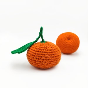 CLEMENTINE Crochet Pattern PDF - Amigurumi Play Food Crochet Tangerine ...