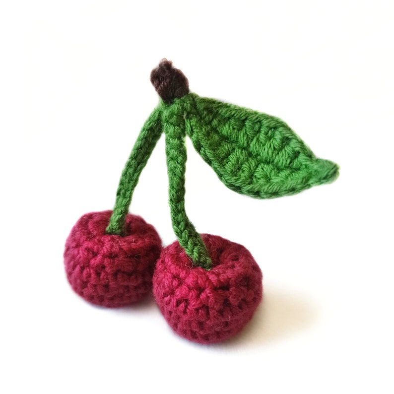 CHERRY Crochet Pattern PDF Amigurumi Cherry Pattern. Crochet - Etsy