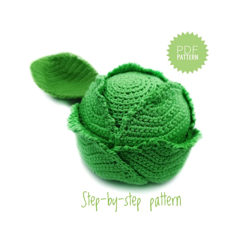 CABBAGE Crochet Pattern PDF Crochet Cabbage Pattern. - Etsy