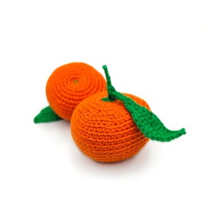 CLEMENTINE Crochet Pattern PDF - Amigurumi Play Food Crochet Tangerine ...