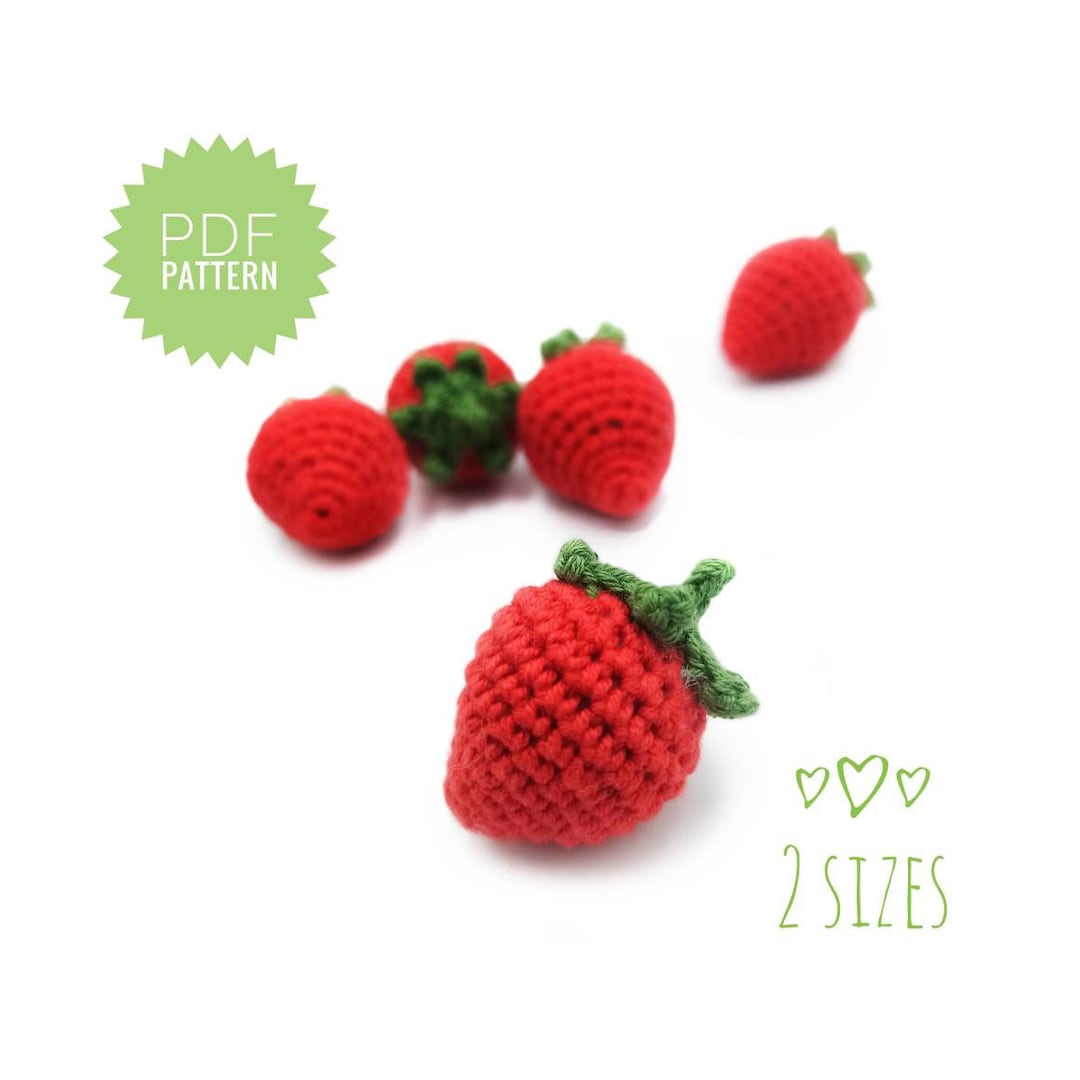 STRAWBERRY Crochet Pattern PDF Crochet Strawberry Pattern. - Etsy