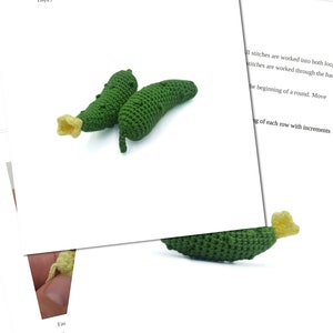 CUCUMBER Crochet Pattern PDF - Amigurumi Crochet Pickle Pattern ...
