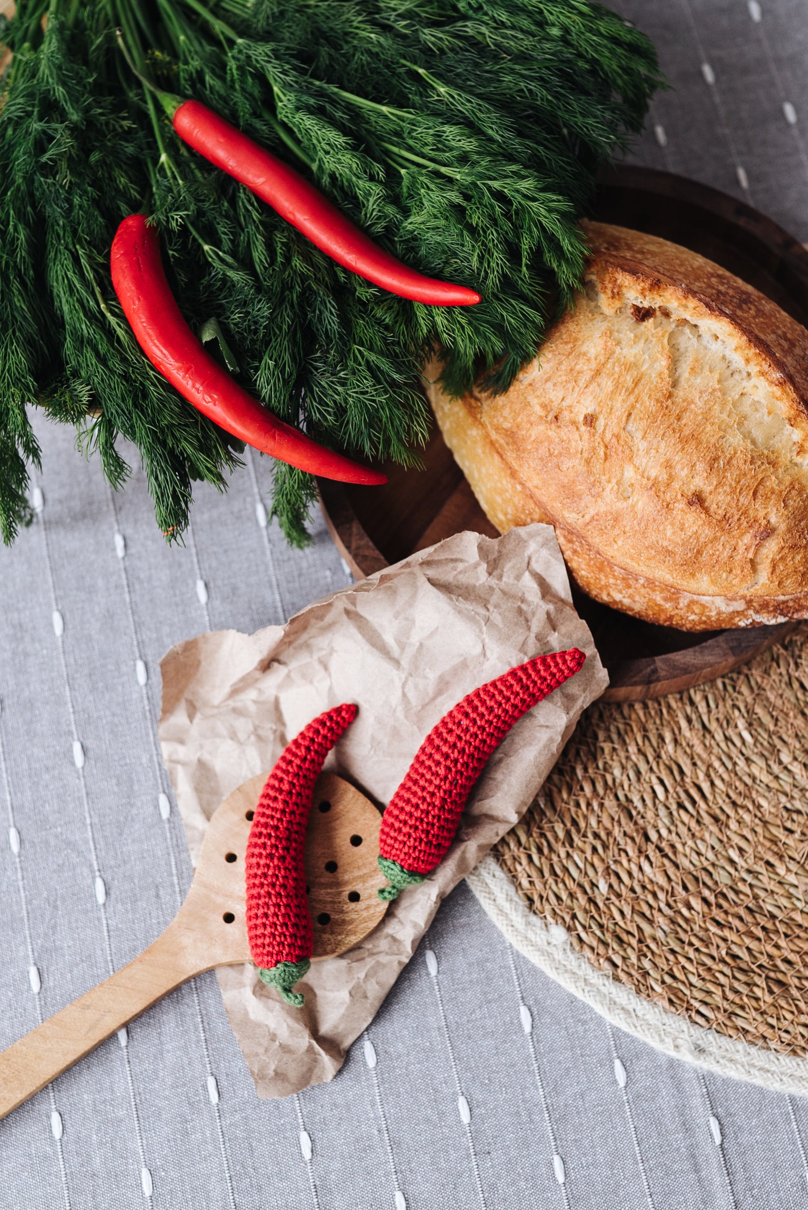 CHILI PEPPER Crochet Pattern PDF - Amigurumi Food Crochet Play Food Hot ...