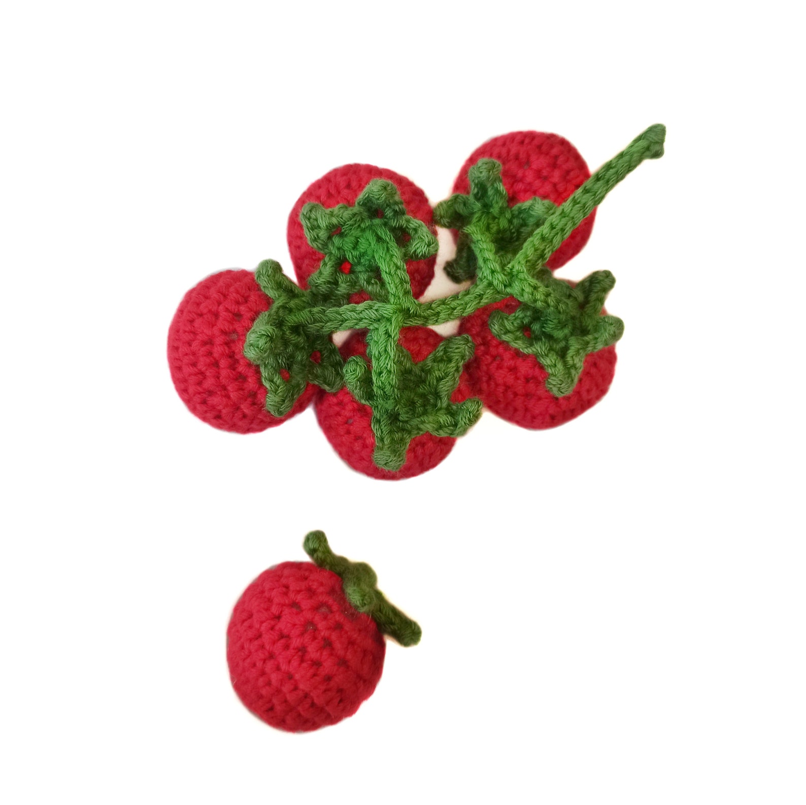 CHERRY TOMATOES Crochet Pattern Crochet Tomato Pattern. Play - Etsy