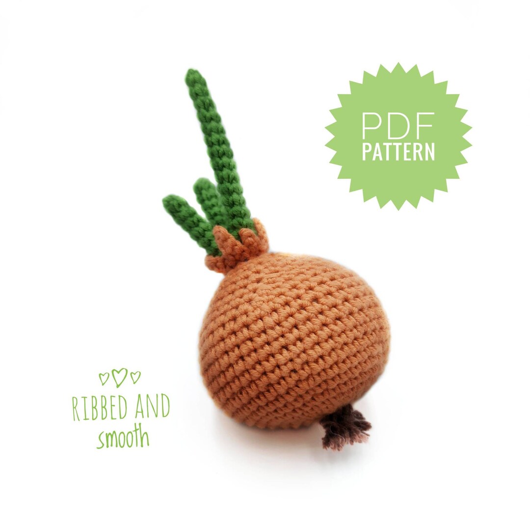 ONION Crochet Pattern PDF Amigurumi Onion Pattern Crochet Onion Pattern ...
