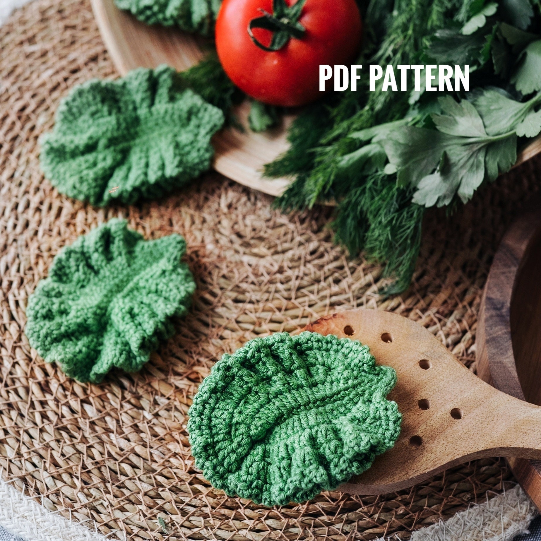 LETTUCE Crochet Pattern PDF - Crochet Salad Play Food. Amigurumi ...