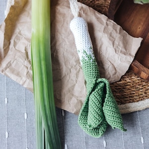 LEEK Crochet Pattern PDF - Crochet Leek Pattern. Play Food Leek ...