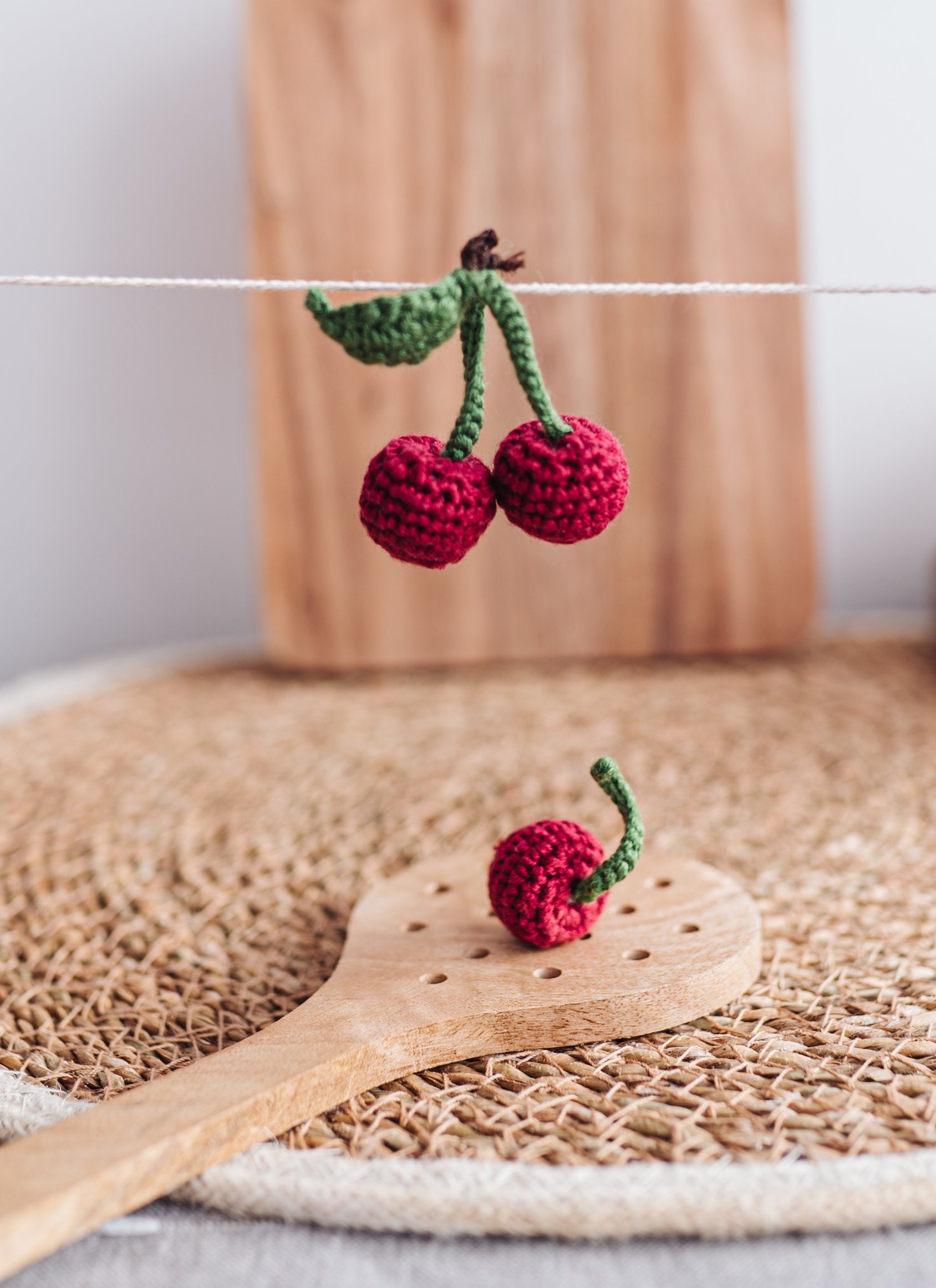 CHERRY Crochet Pattern PDF - Amigurumi Cherry Pattern. Crochet Cherry ...