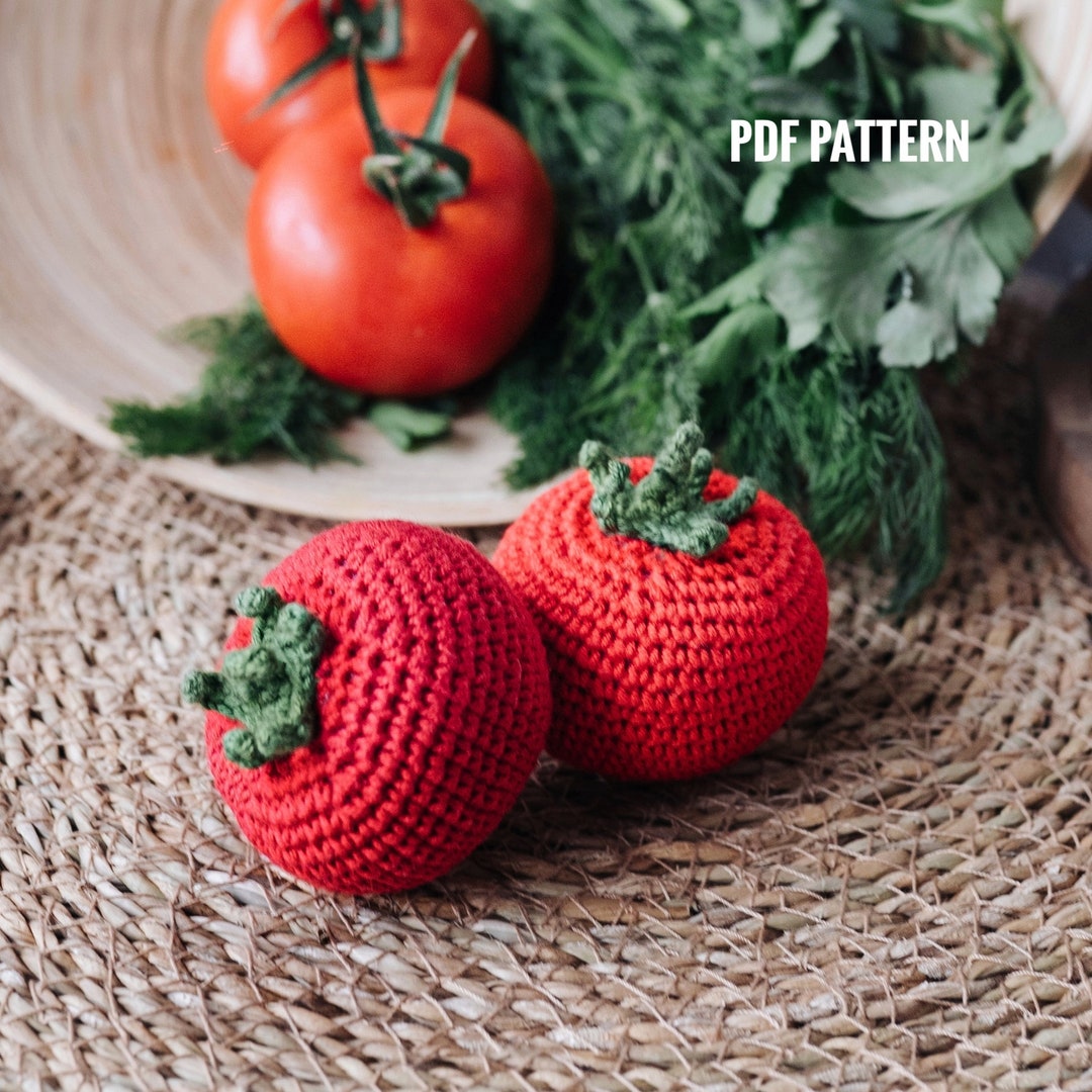TOMATO Crochet Pattern PDF - Amigurumi TOMATO Pattern How to Make a ...