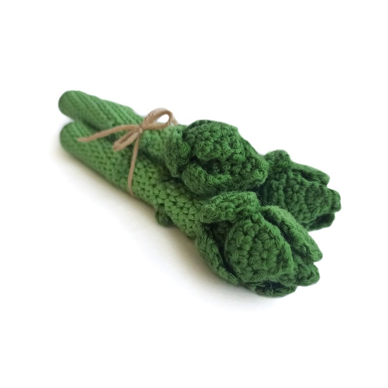 ASPARAGUS Crochet Pattern PDF Amigurumi Asparagus Spears. | Etsy