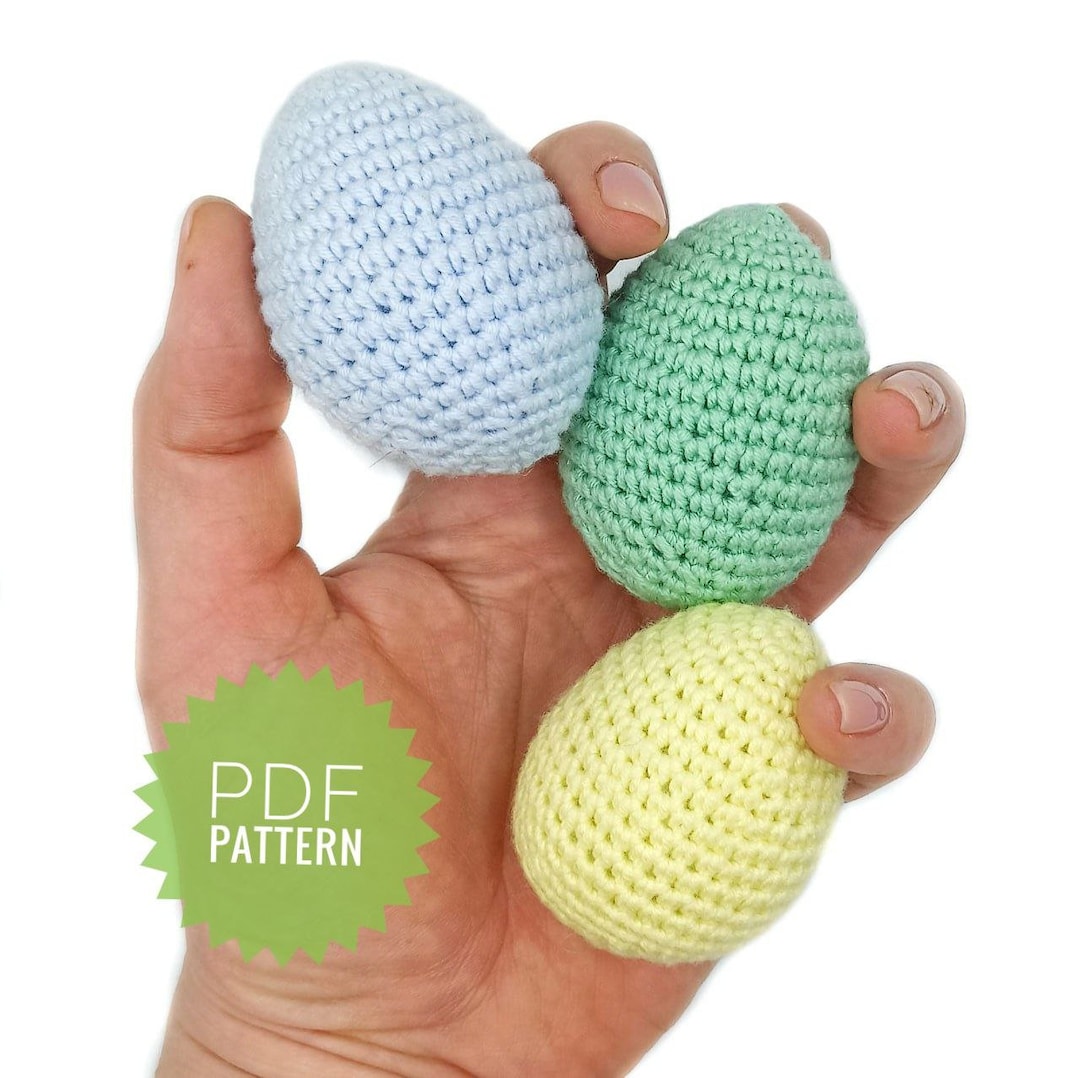 EASTER EGG Pattern PDF Egg - Amigurumi Crochet Egg Pattern Amigurumi Egg Easter Egg Crochet ...