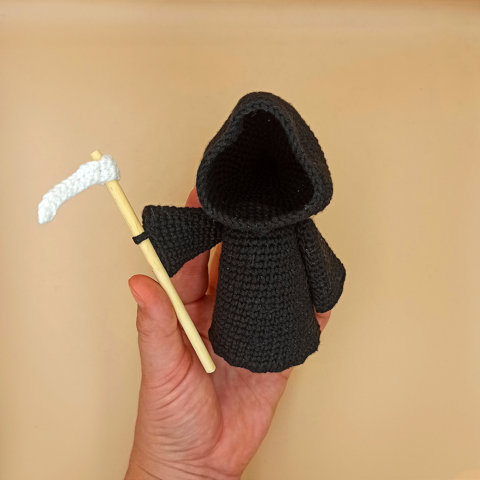 GRIM REAPER Amigurumi Toy Pattern PDF Halloween Crochet - Etsy