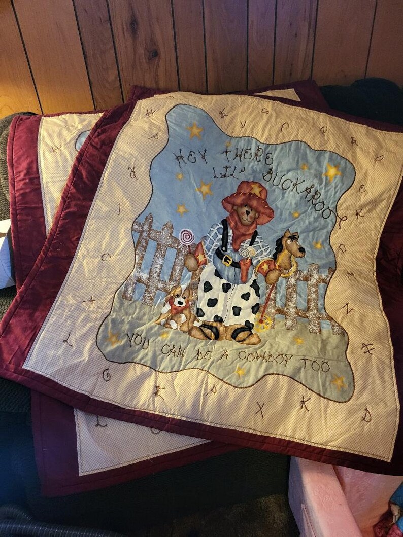 Cowboy Baby/toddler Quilt - Etsy