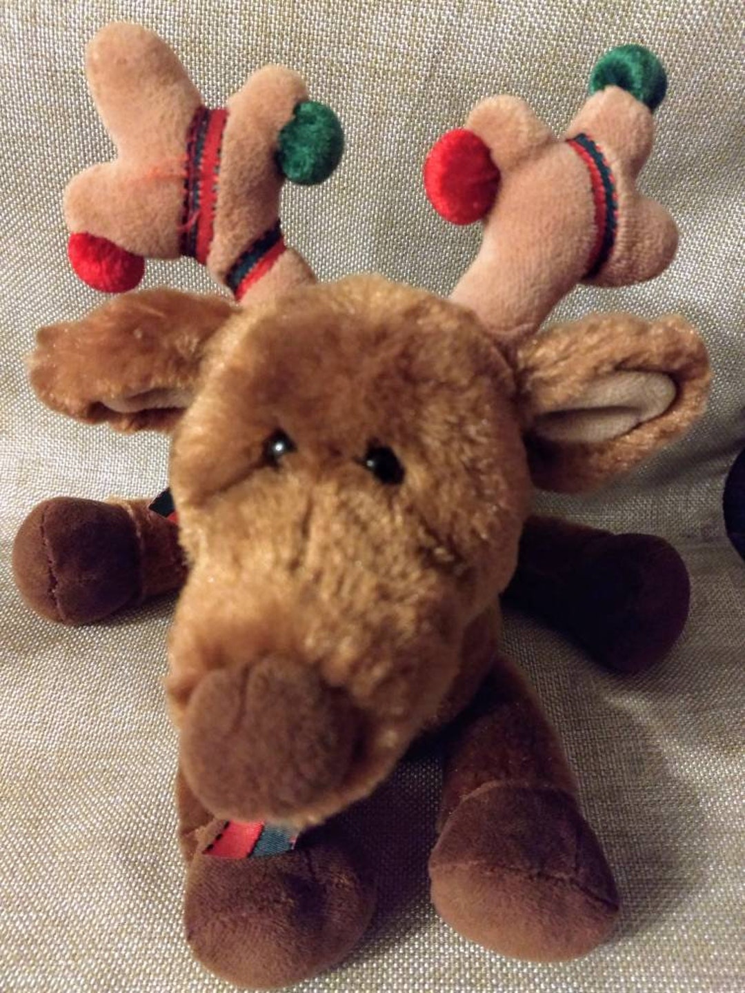 Gund Ridlay Reindeer Floppy Christmas Ornaments Plush Holiday - Etsy