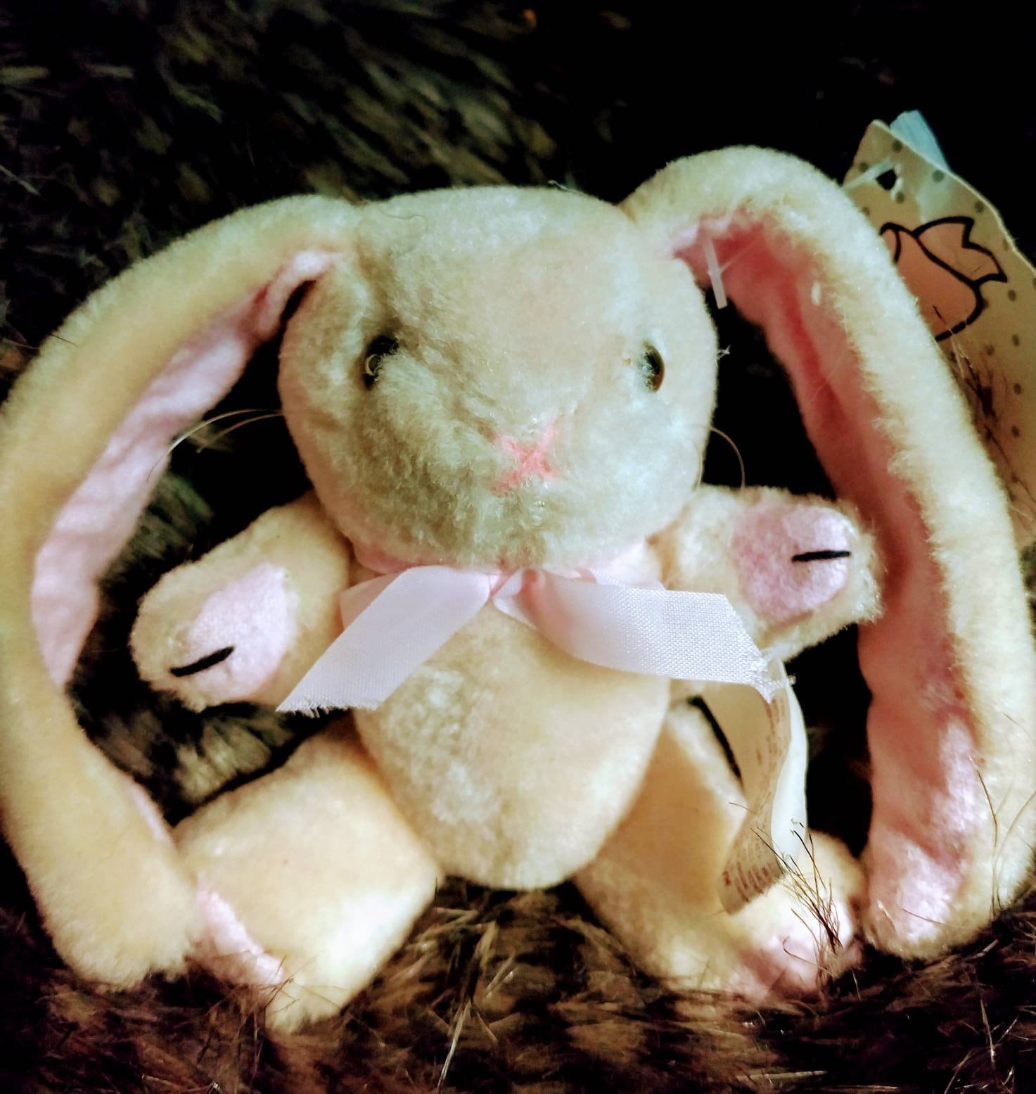 Vintage Rabbit Baby Jointed Bunny Wang International Inc - Etsy