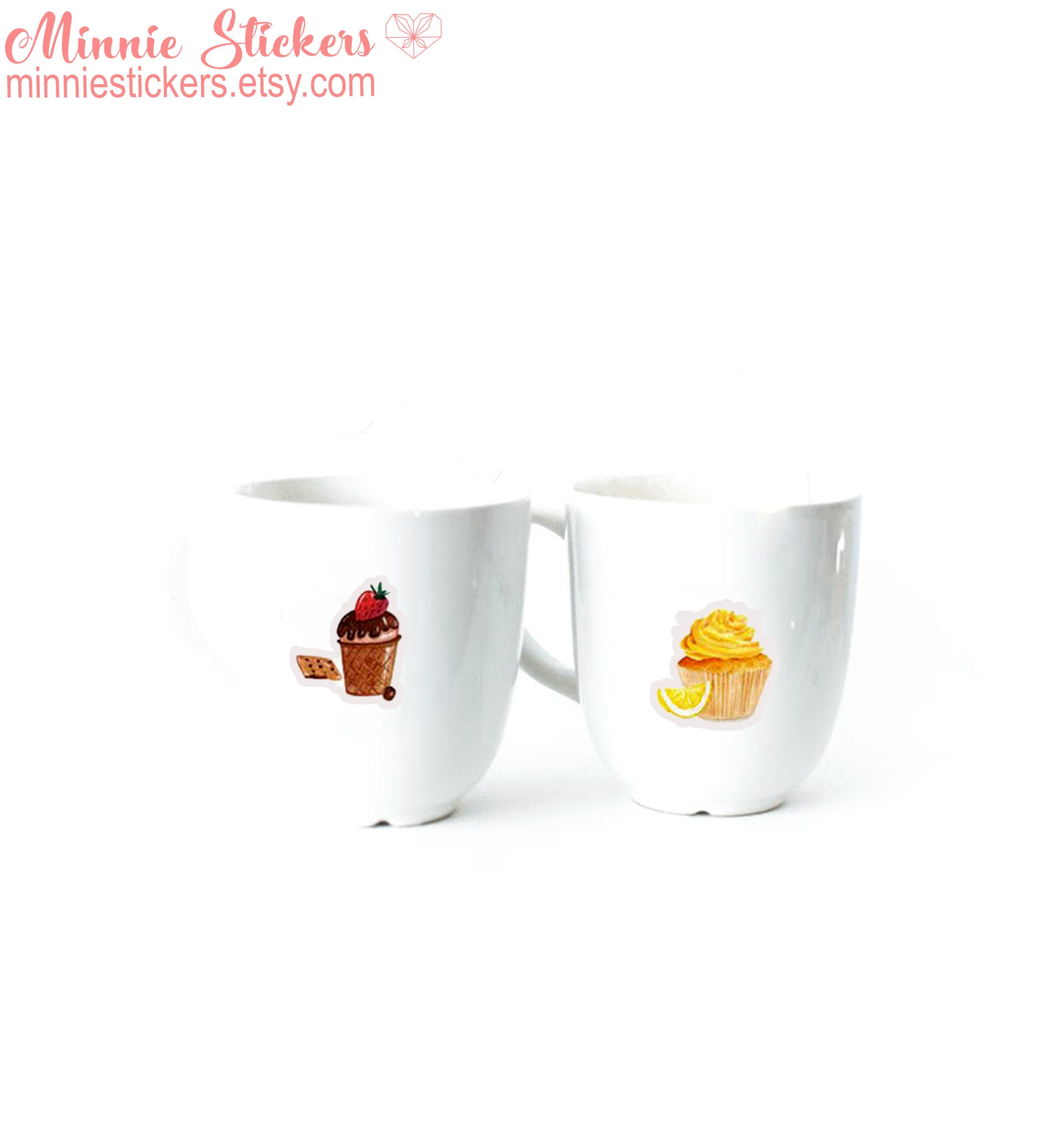 50pcs Cake Stickers Colourful Mini Cake Stickers Scrapbook | Etsy