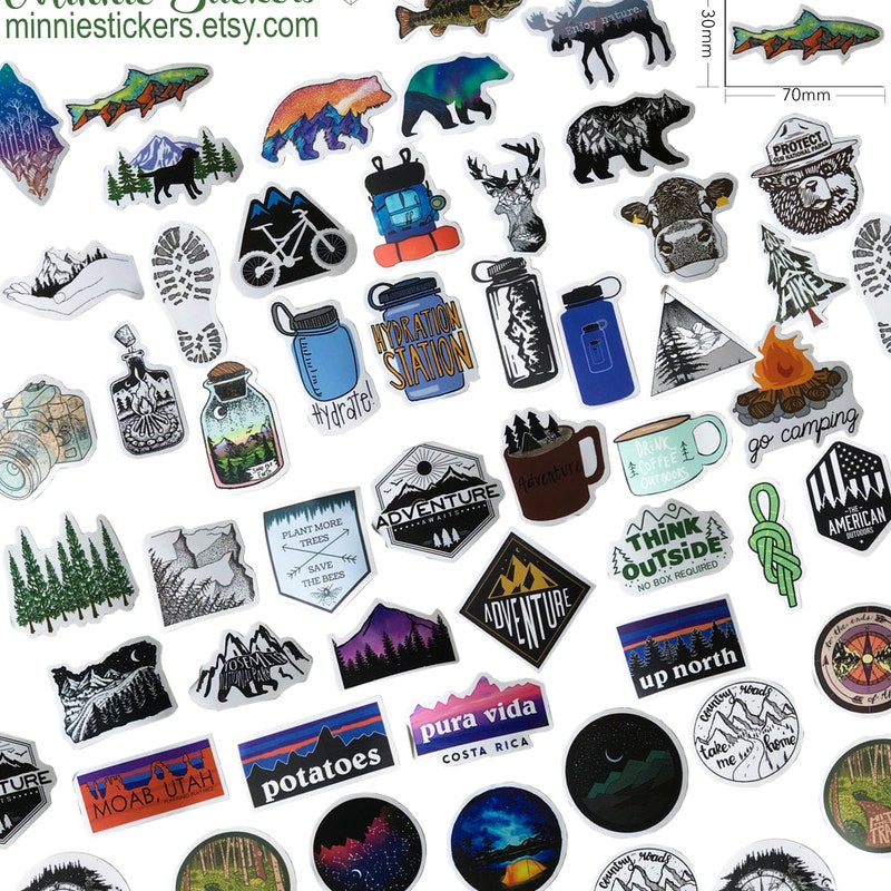 Outdoor Stickers - Etsy