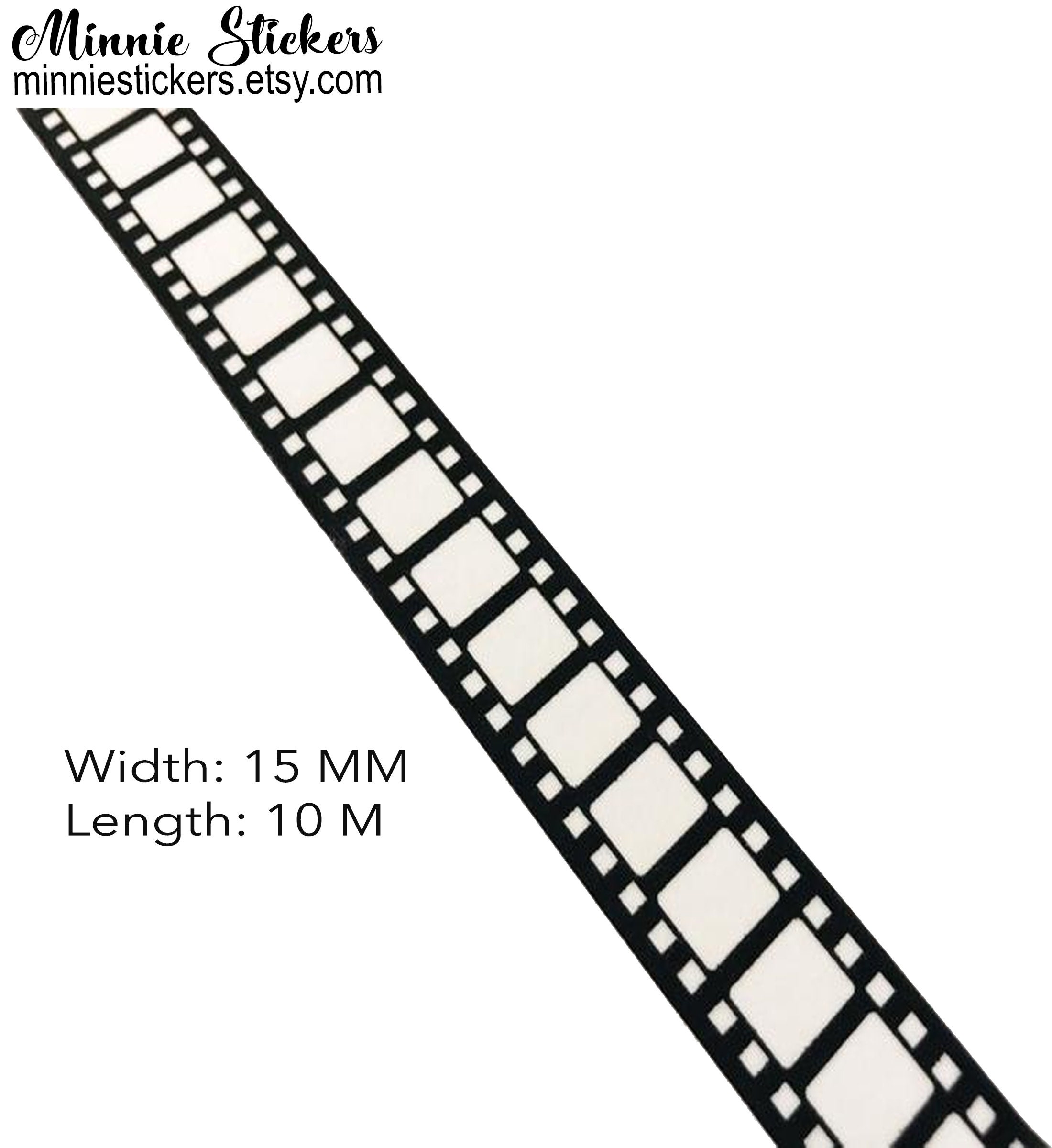 Film Roll Washi Tape Film Reel Washi Camera Roll Washi - Etsy