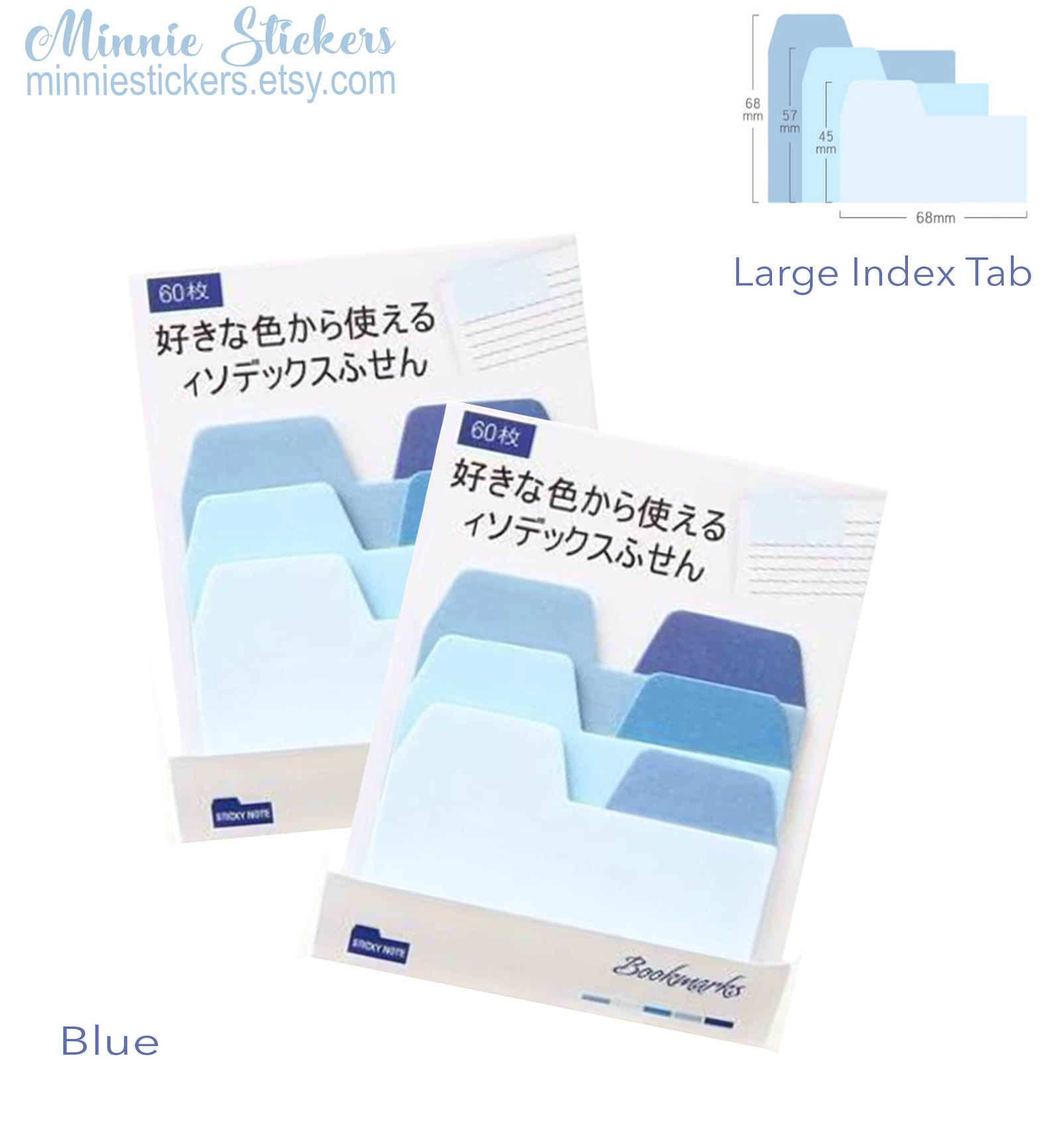 Buy Pastel Color Sticky Tabs, Index Tabs, Memo Pad, Pastel Stationery ...